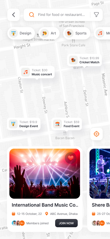 Evenro - Event Booking App Figma Template by Design-art | ThemeForest
